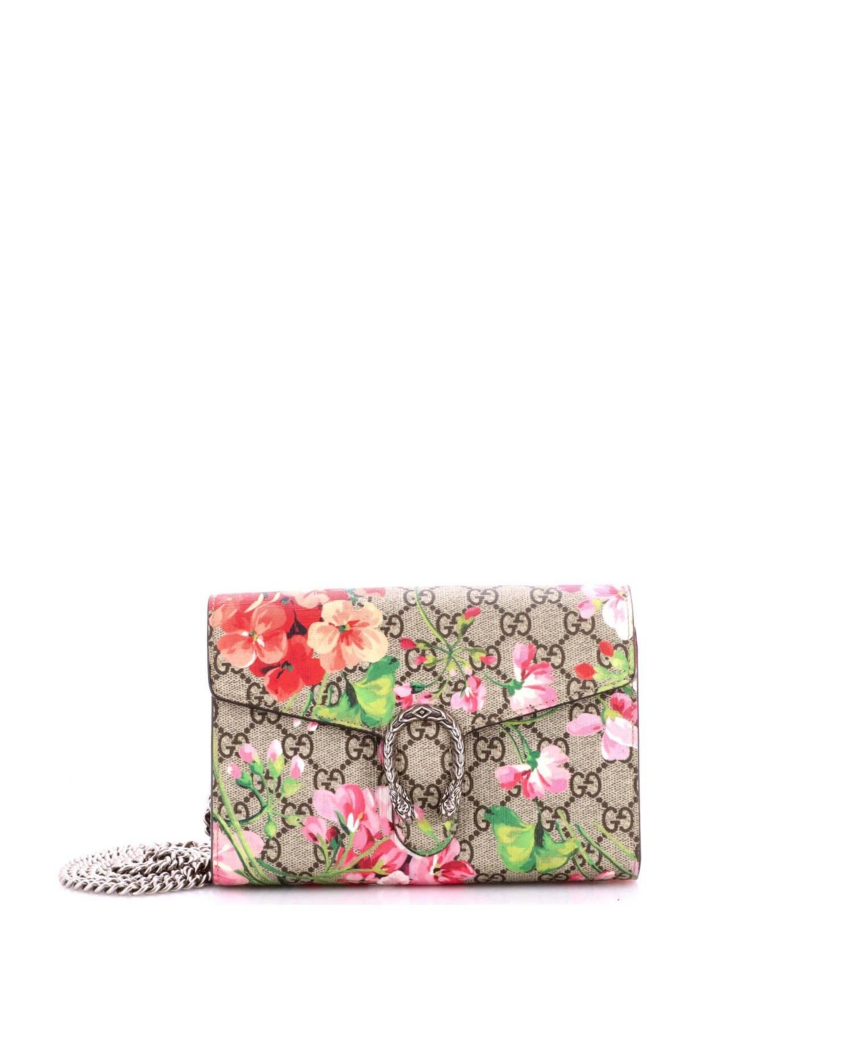 Click here for Pre-Owned Gucci Small Dionysus Chain Wallet Blooms... prices