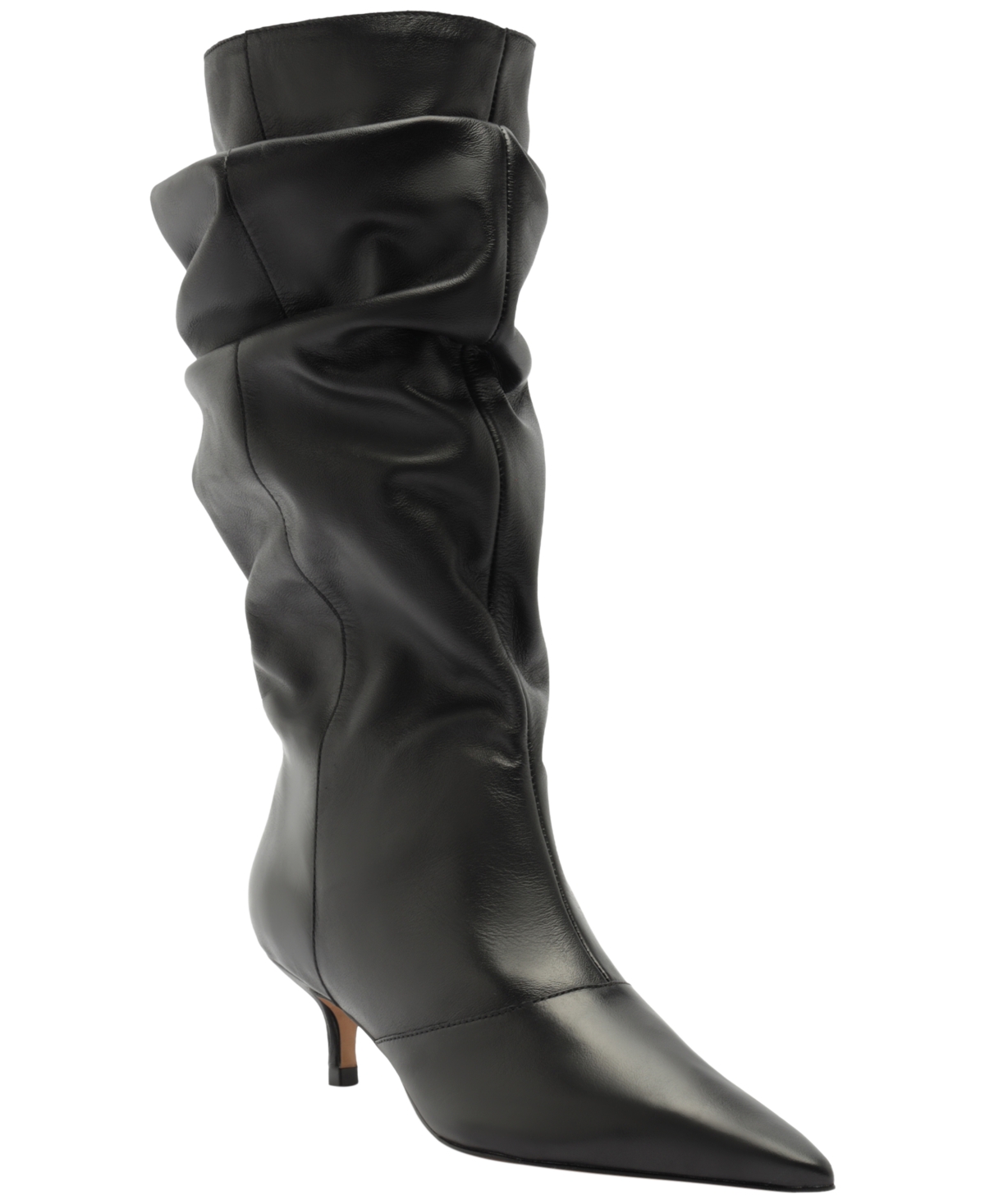 Click here for Arezzo Womens Skyler Low Stiletto Dress Boots - Bl... prices