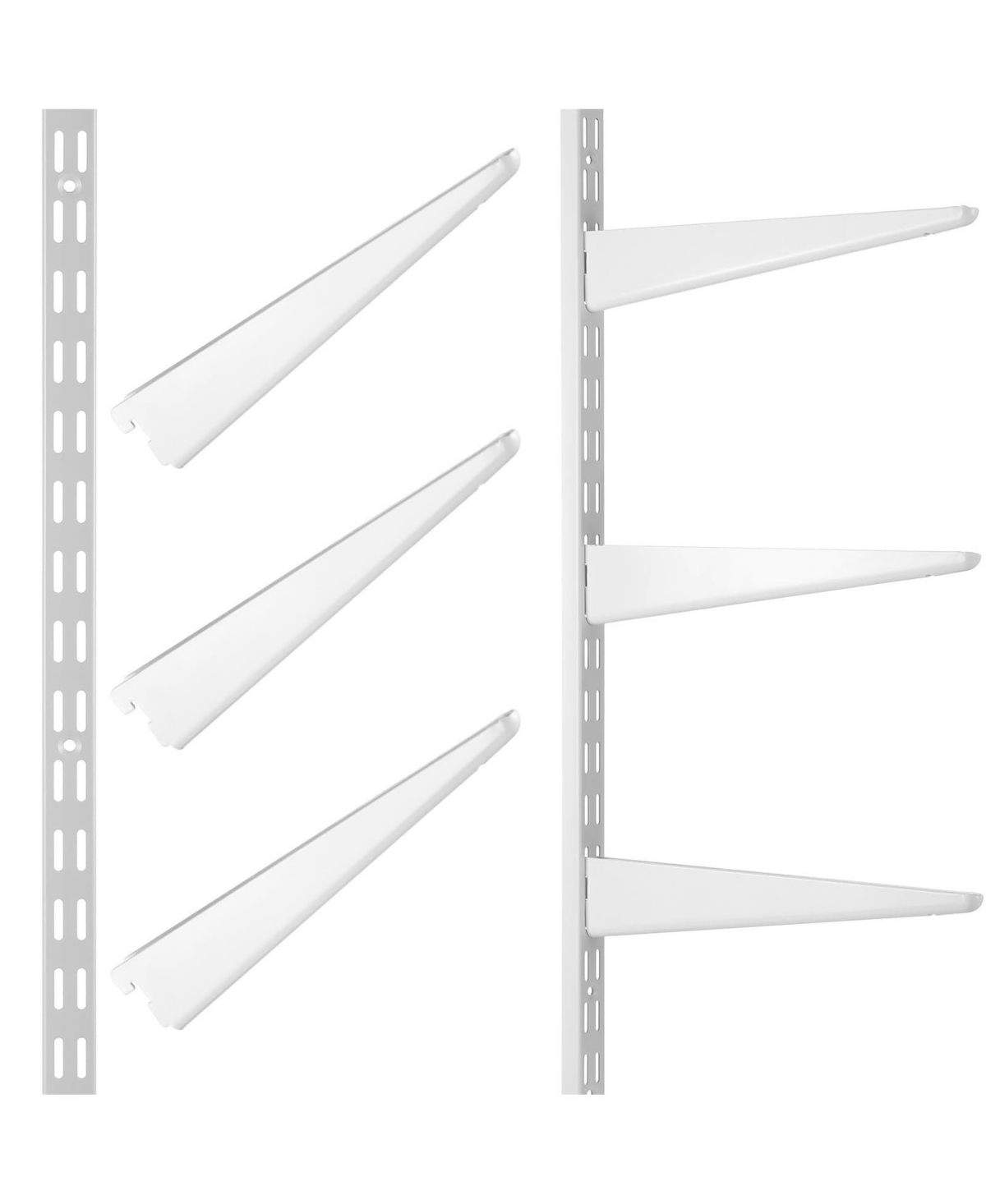 Click here for Xdovet Rail Upright Wall Shelving System Adjustabl... prices