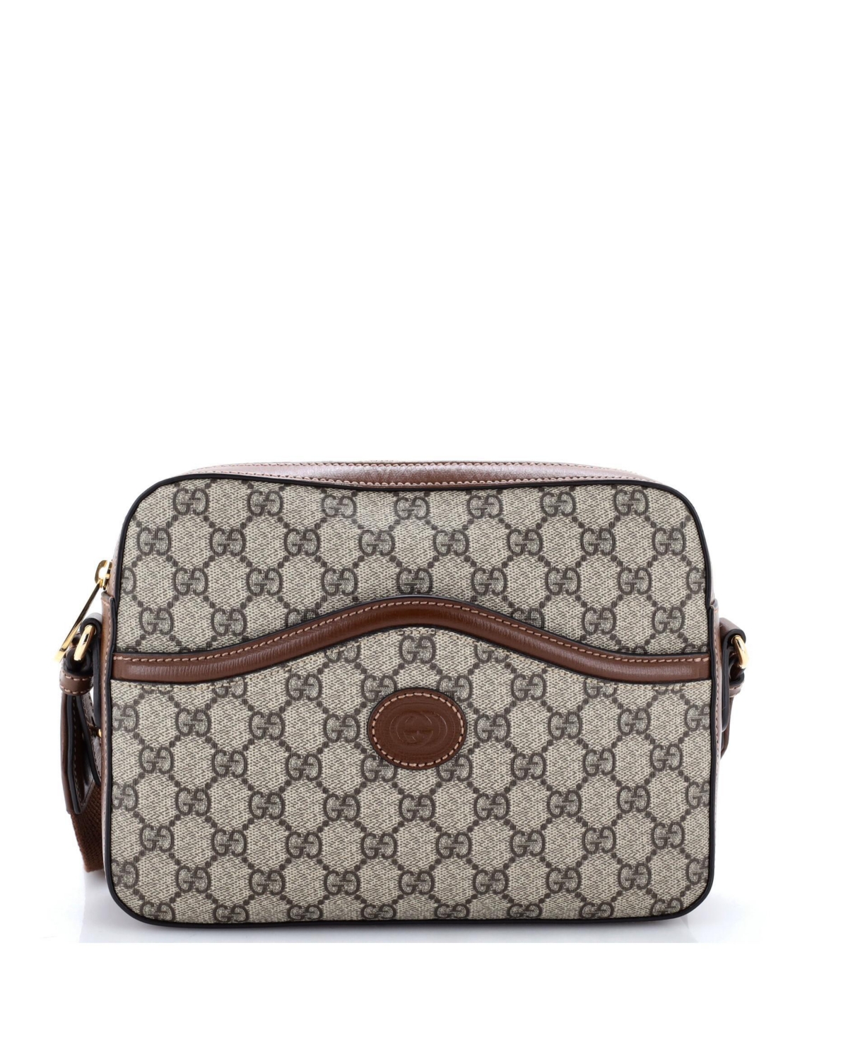 Click here for Pre-Owned Gucci Interlocking G Patch Messenger Cam... prices