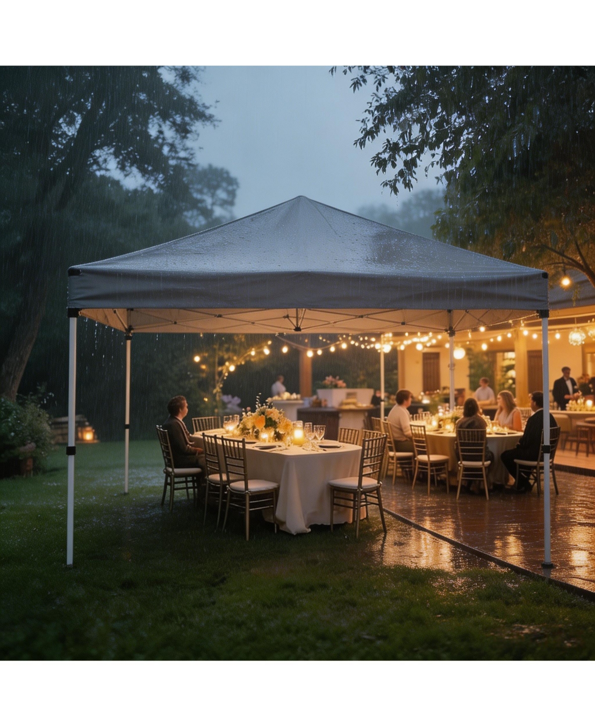 Click here for Homfan Oxford Fabric Cantilevered Folding Shelter... prices