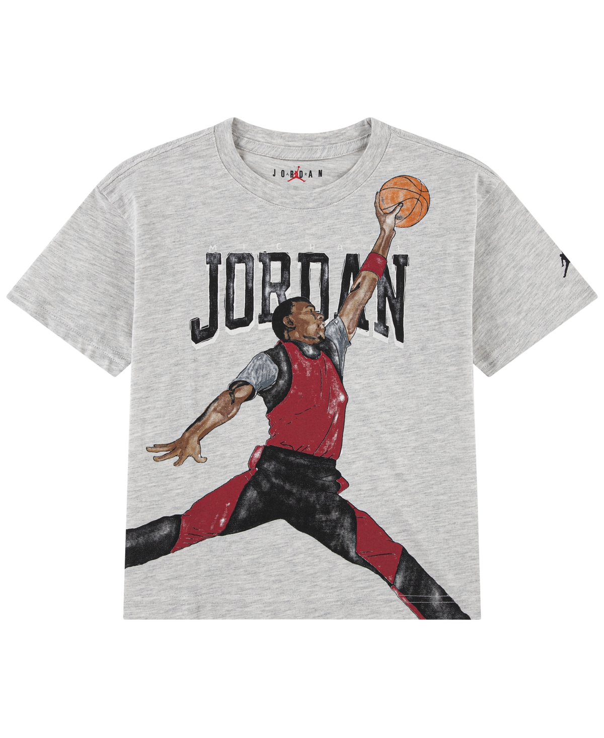 Click here for Jordan Boys 4-7 Short-Sleeve T-Shirt - Gray Heathe... prices