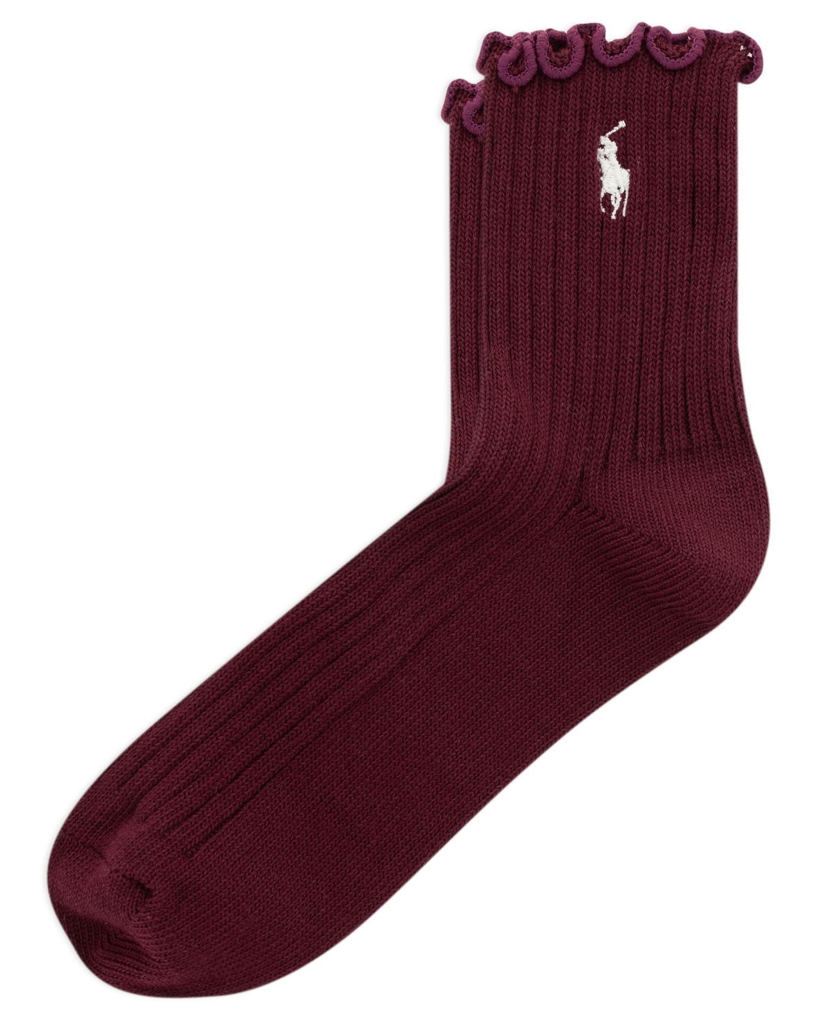 Click here for Polo Ralph Lauren Womens Lettuce Edge Anklet Socks... prices