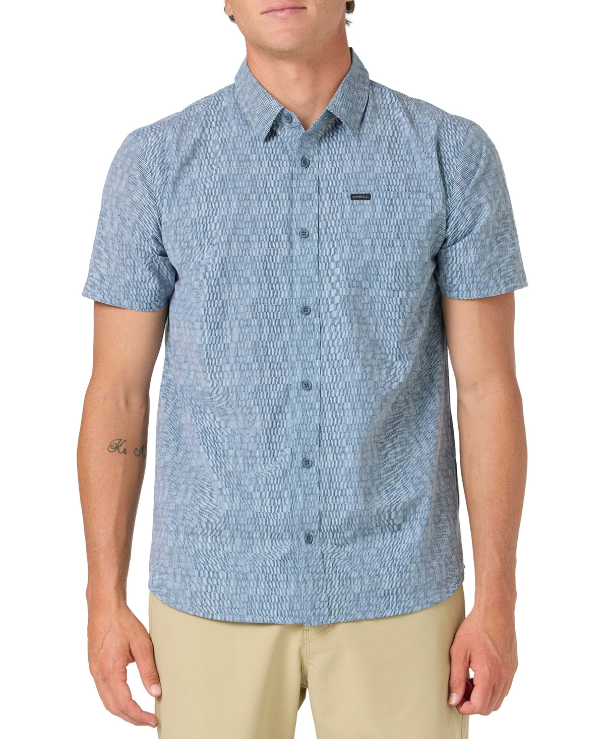 Click here for ONeill Mens Button-Up Collared Woven Shirt - Dark... prices