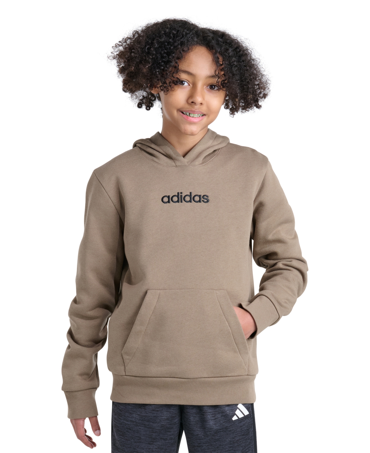 Click here for adidas Boys 8-20 Long-Sleeve Essential Linear Hood... prices