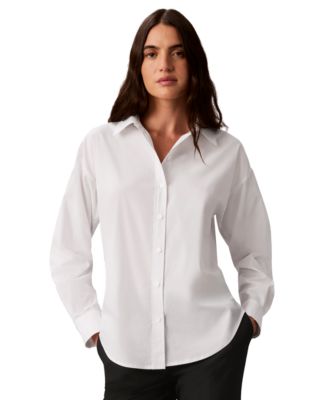 Calvin Klein Womens Easy Care Long Sleeve Shirt