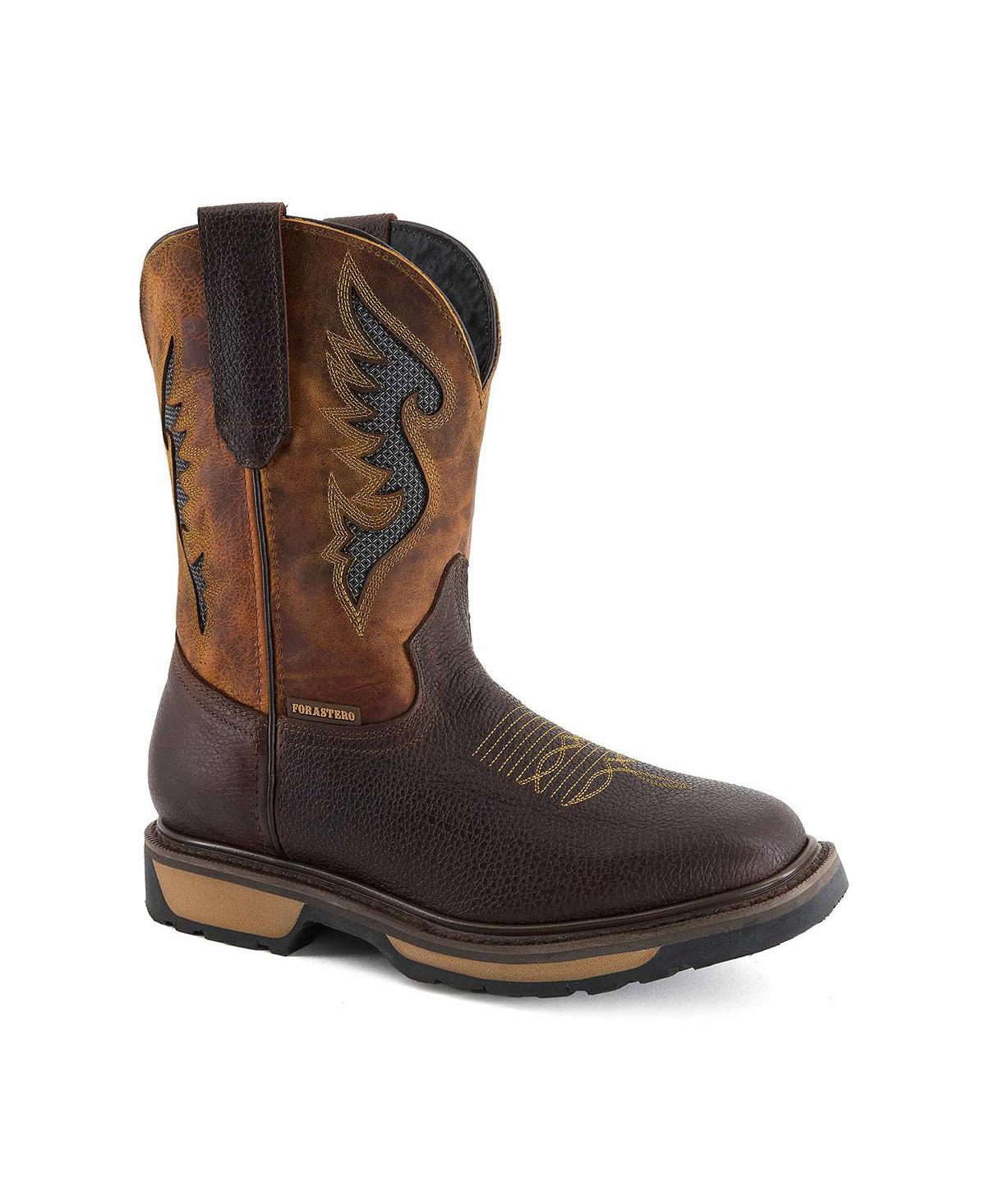 Click here for Forastero Mens Western Genuine Leather Boots - Bro... prices