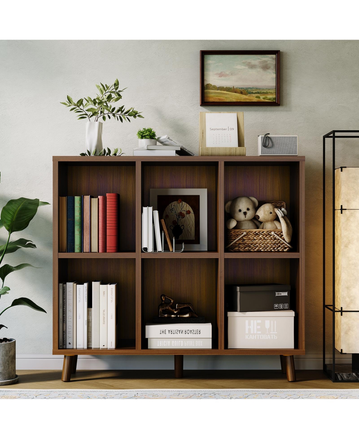 Click here for gaomon Modern 6-Cube Bookcase Organizer 2-Tier Ope... prices
