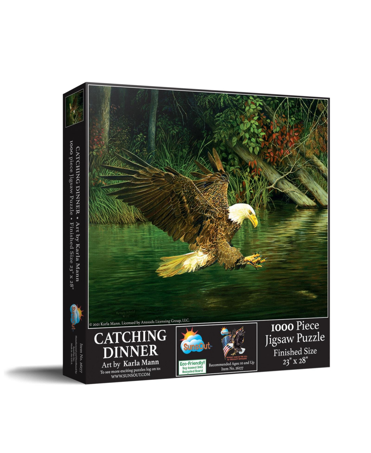 Click here for SunsOut Catching Dinner 1000 Piece Jigsaw Puzzle... prices