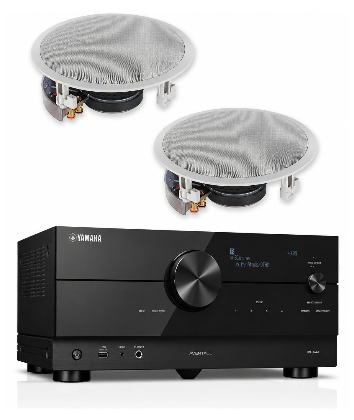 Click here for Yamaha Rx-A4A Av Receiver with Ns-IW560C In-Ceilin... prices