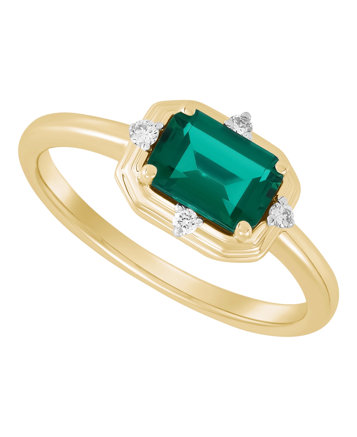 Click here for Macys Lab-Grown Emerald (7/8 ct. t.w.) & Diamond (... prices