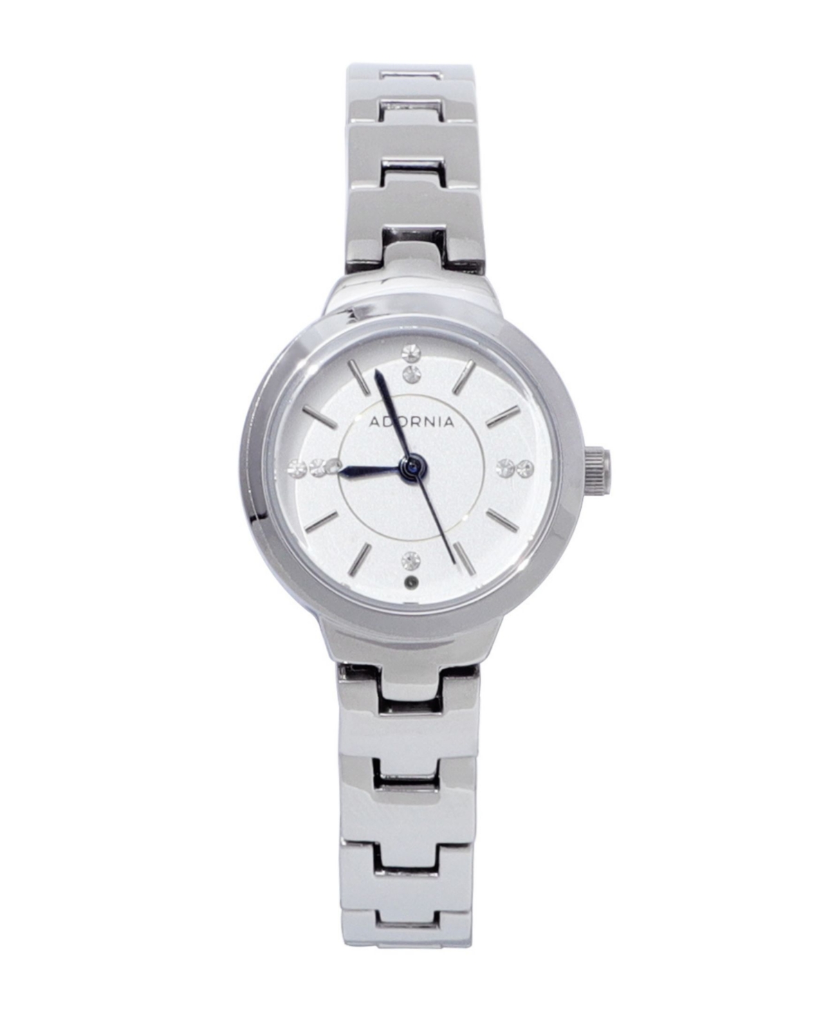 Click here for Adornia Womens Silver Florence White Face Watch -... prices