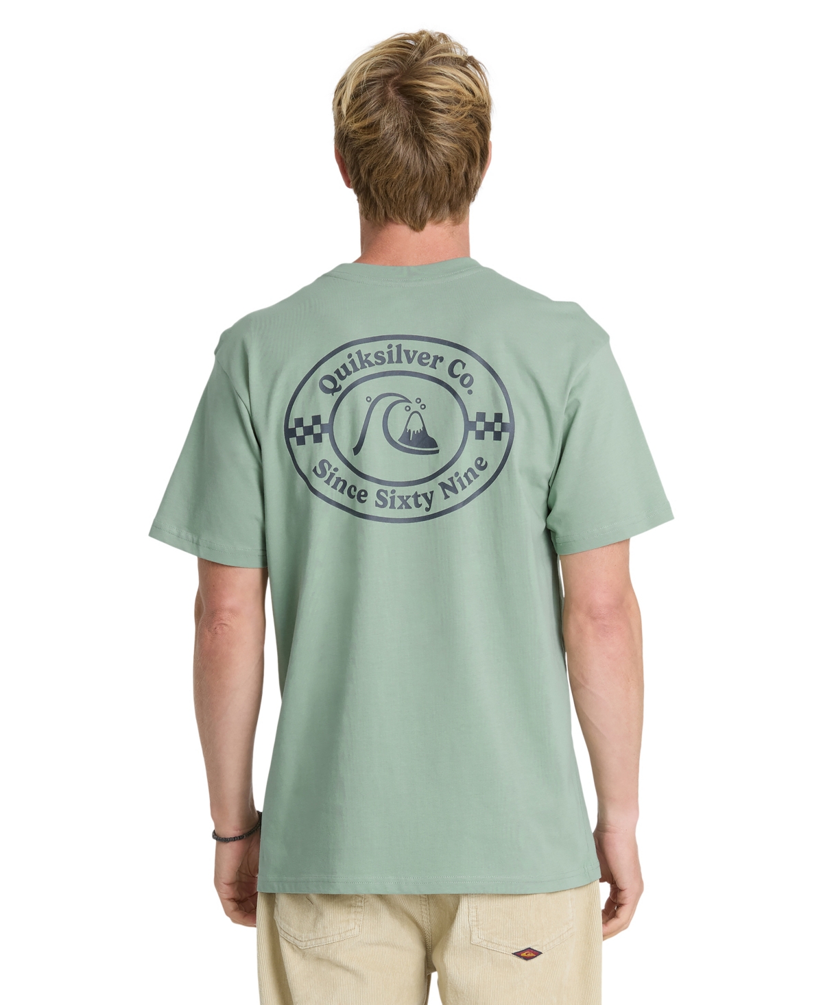 Click here for Quiksilver Mens Crewneck Cotton T-Shirt - Iceberg... prices