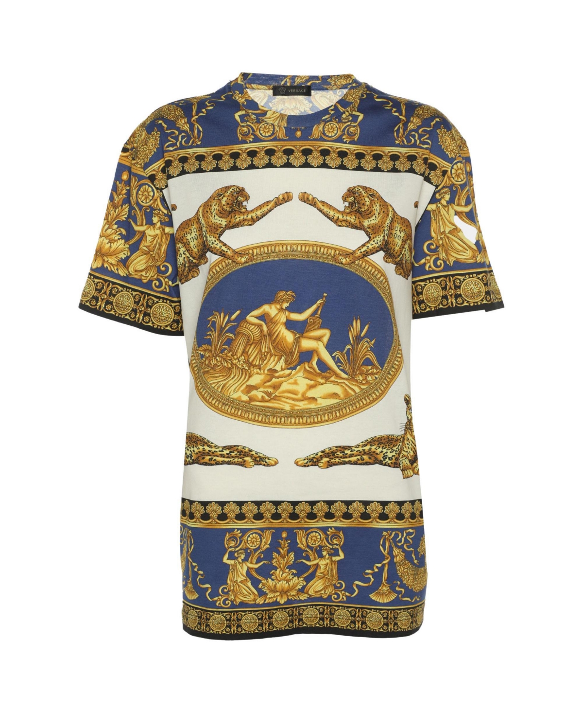 Click here for Pre-Owned Versace Womens Baroque Panther Print Jer... prices