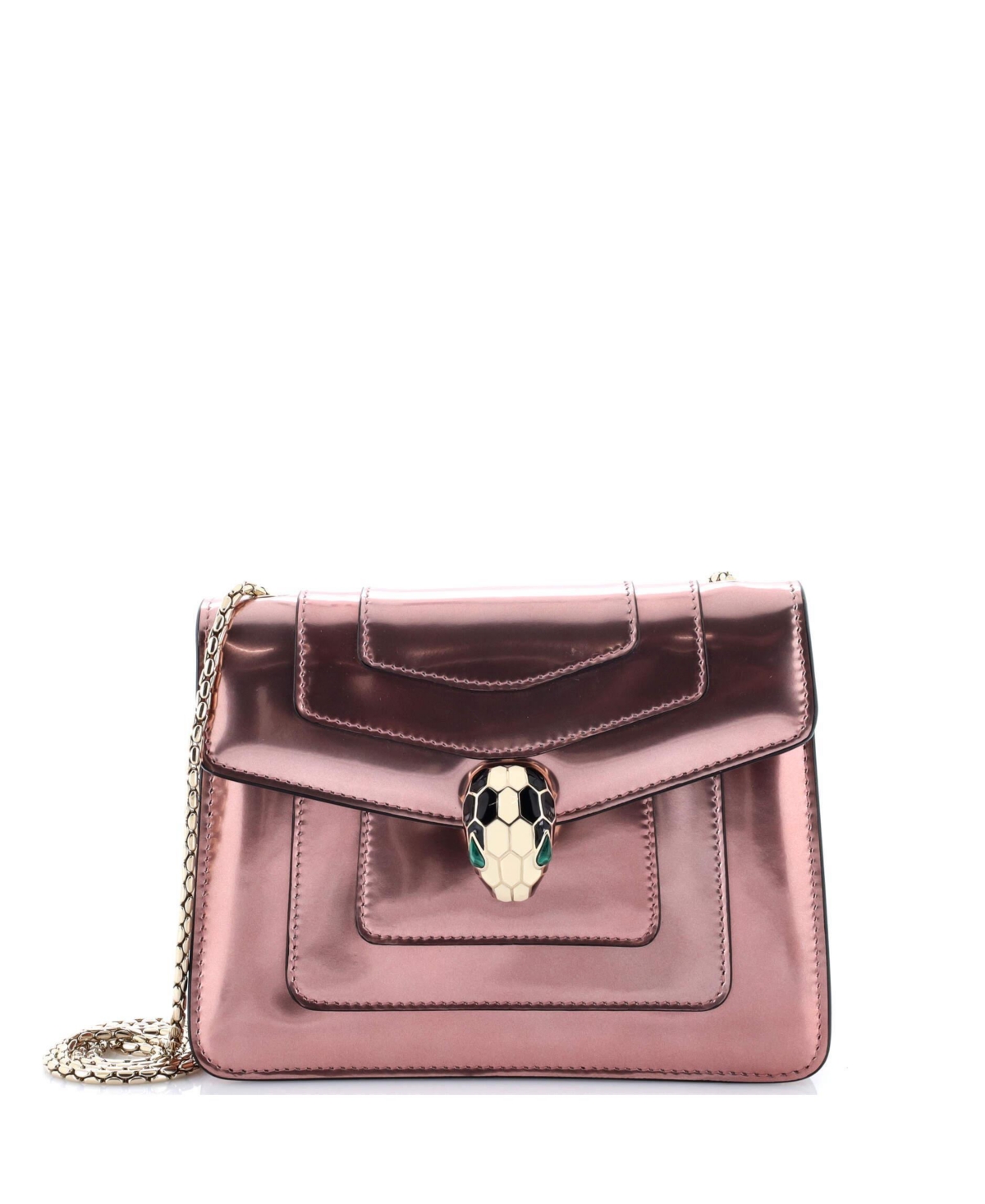Click here for Pre-Owned Bvlgari Small Serpenti Forever Square Sh... prices