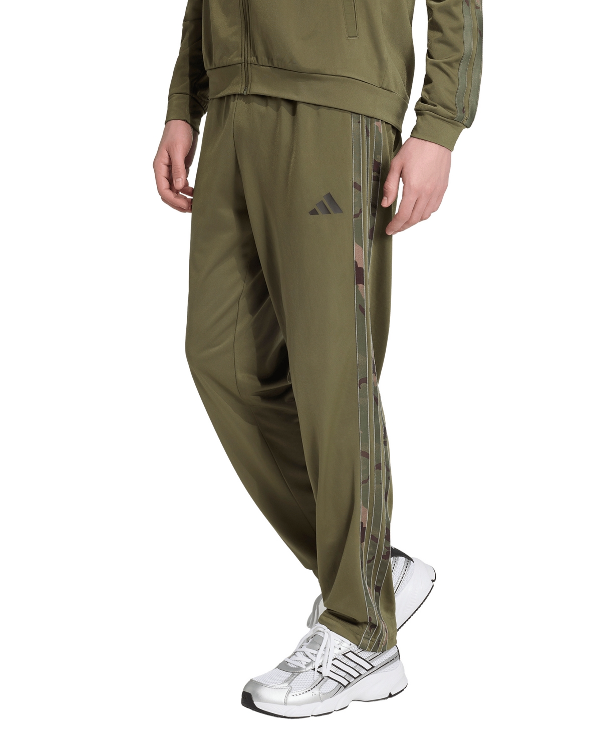 Click here for adidas Mens Camouflage Three-Stripes Regular-Fit T... prices