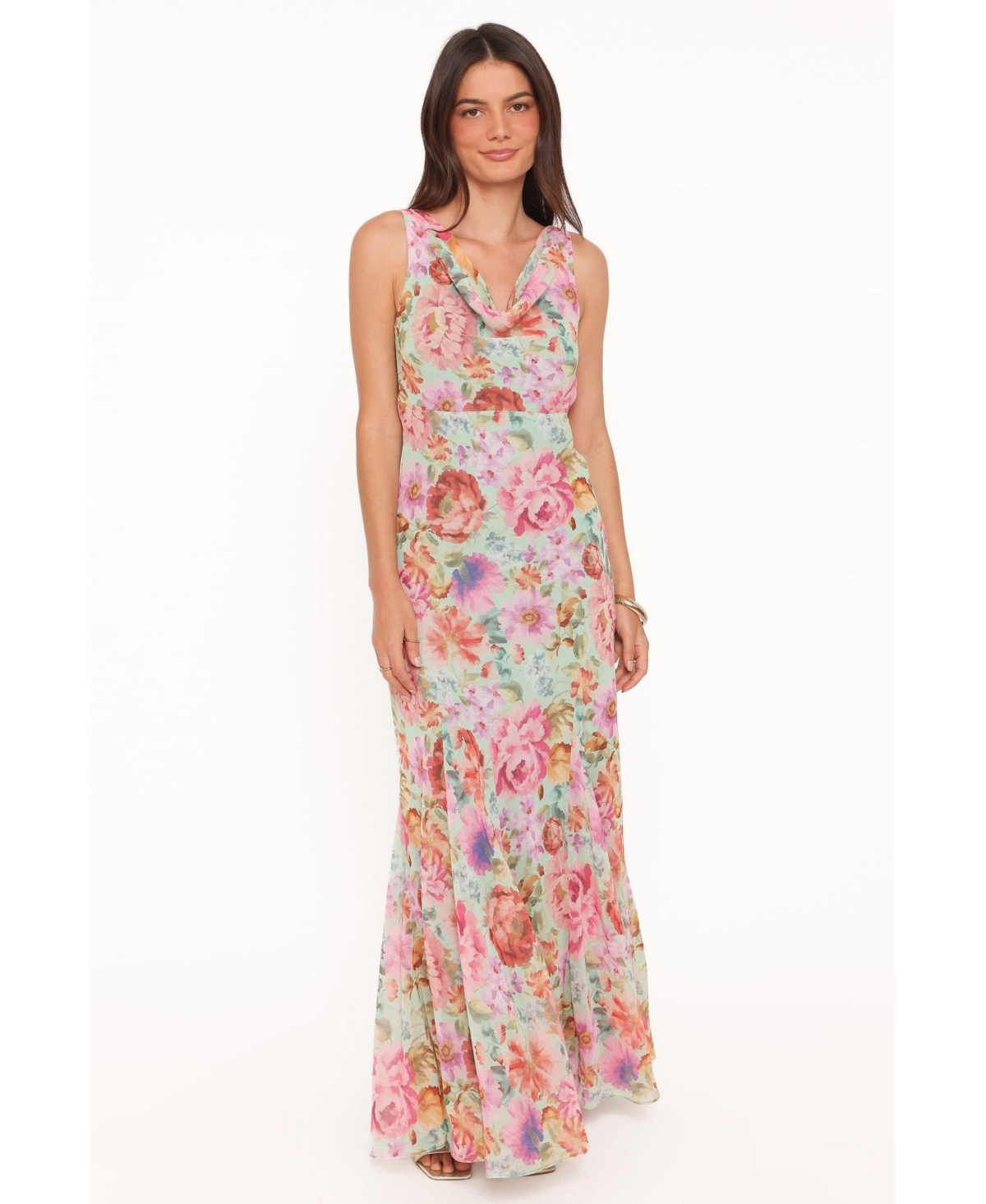 Click here for Petal and Pup Womens Yovana Maxi Dress - Opal bloo... prices