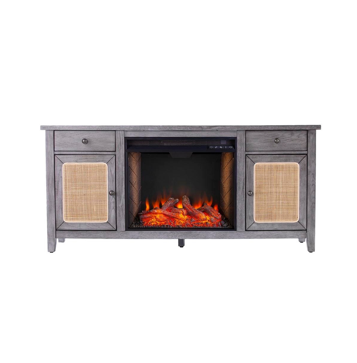 Click here for Augusta Home Edderton Electric Fireplace with Medi... prices