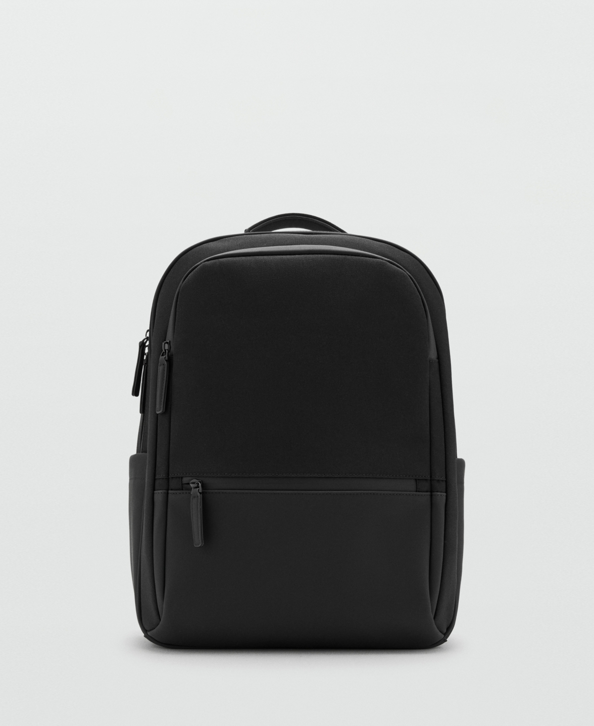 Click here for Mango Mens Pockets Multi-Functional Backpack - Bla... prices