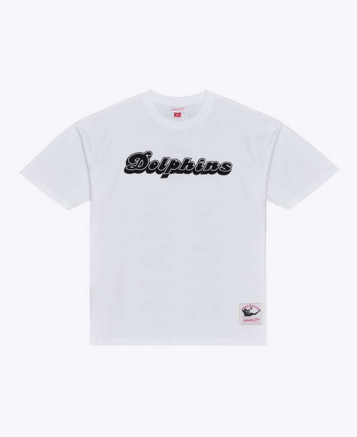 Click here for Mitchell & Ness Mens White Miami Dolphins Monochro... prices