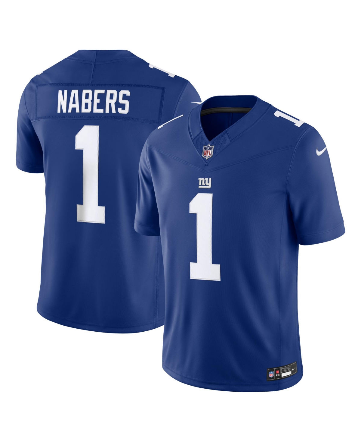 Click here for Nike Mens Malik Nabers Royal New York Giants Vapor... prices