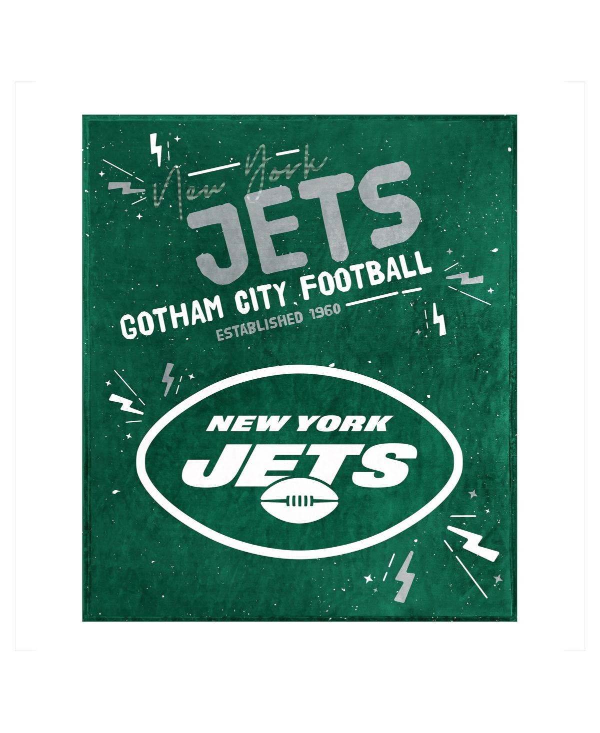 Click here for Logo Brands New York Jets 60 x 70 Plush Throw Blan... prices