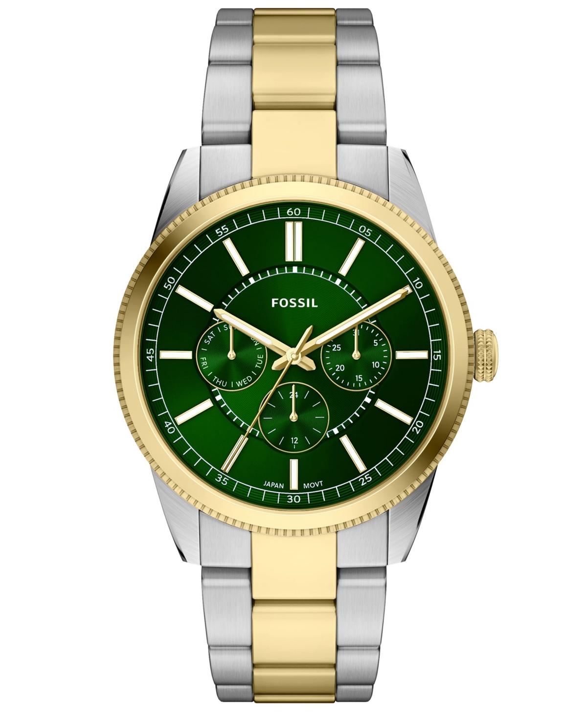 Click here for Fossil Mens Pearson Multi-function Two-Tone Stainl... prices
