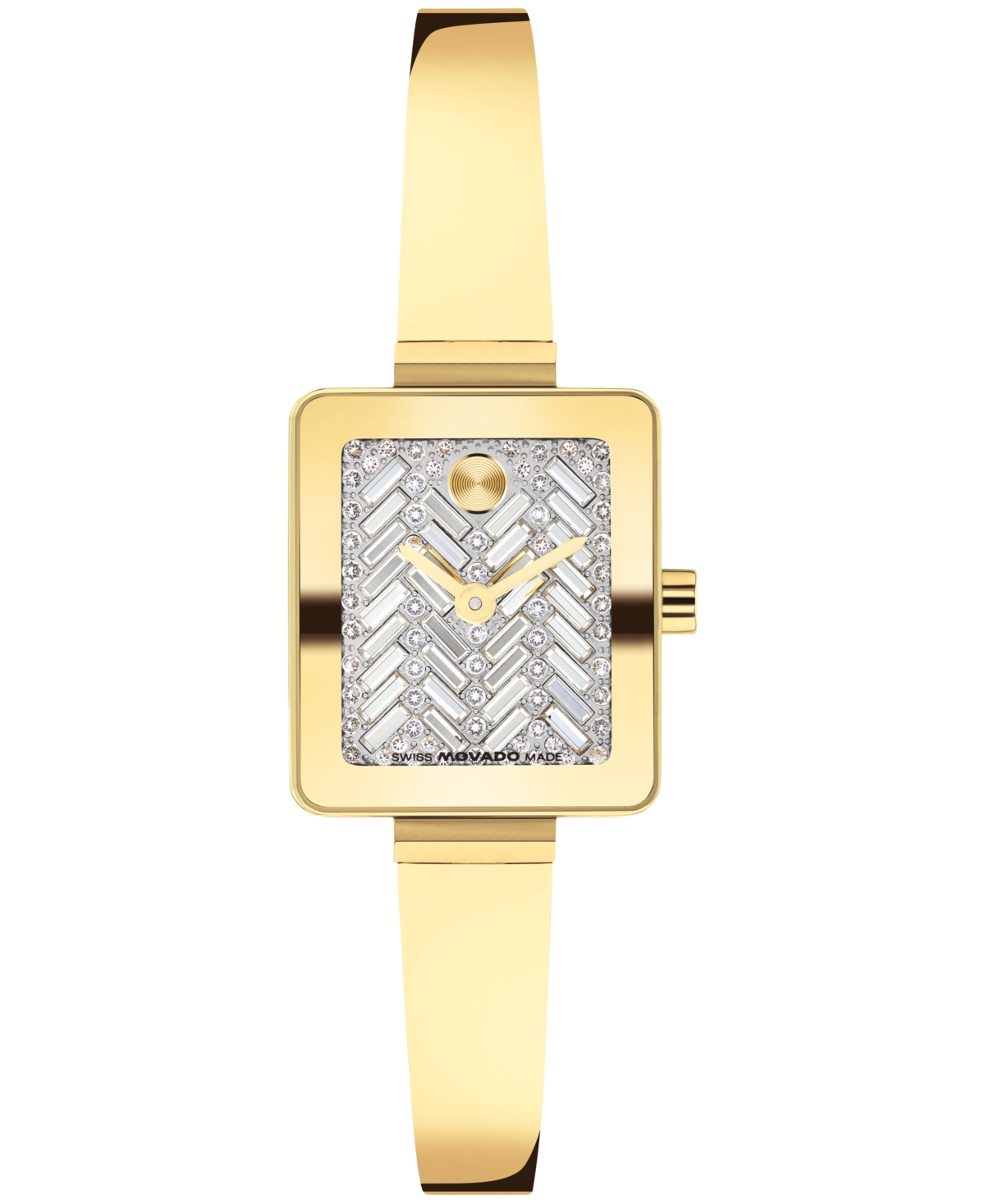 Click here for Movado Womens Bold Tank Mini Bangle Swiss Quartz I... prices