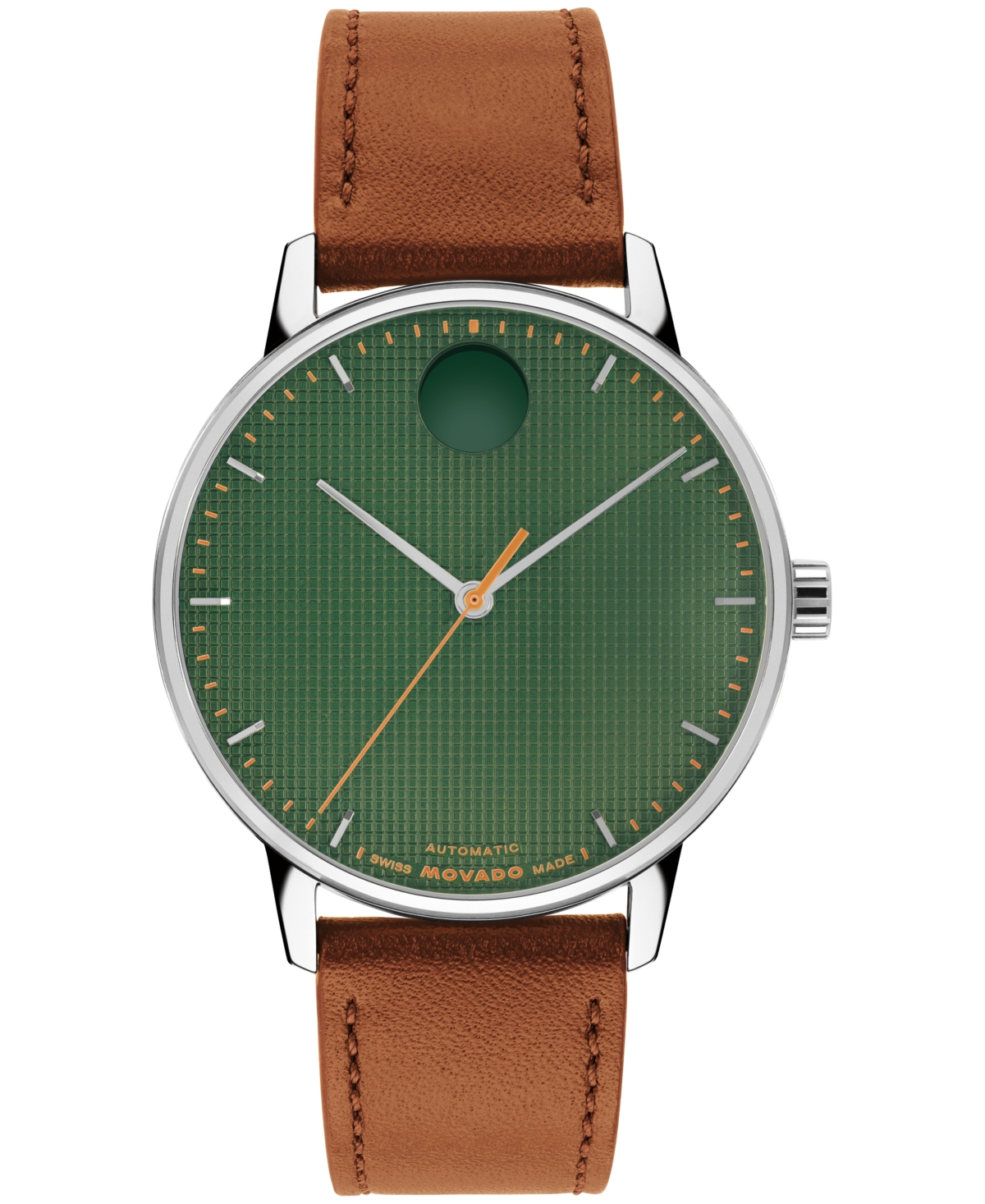 Click here for Movado Mens Movado Face Swiss Quartz Cognac Leathe... prices