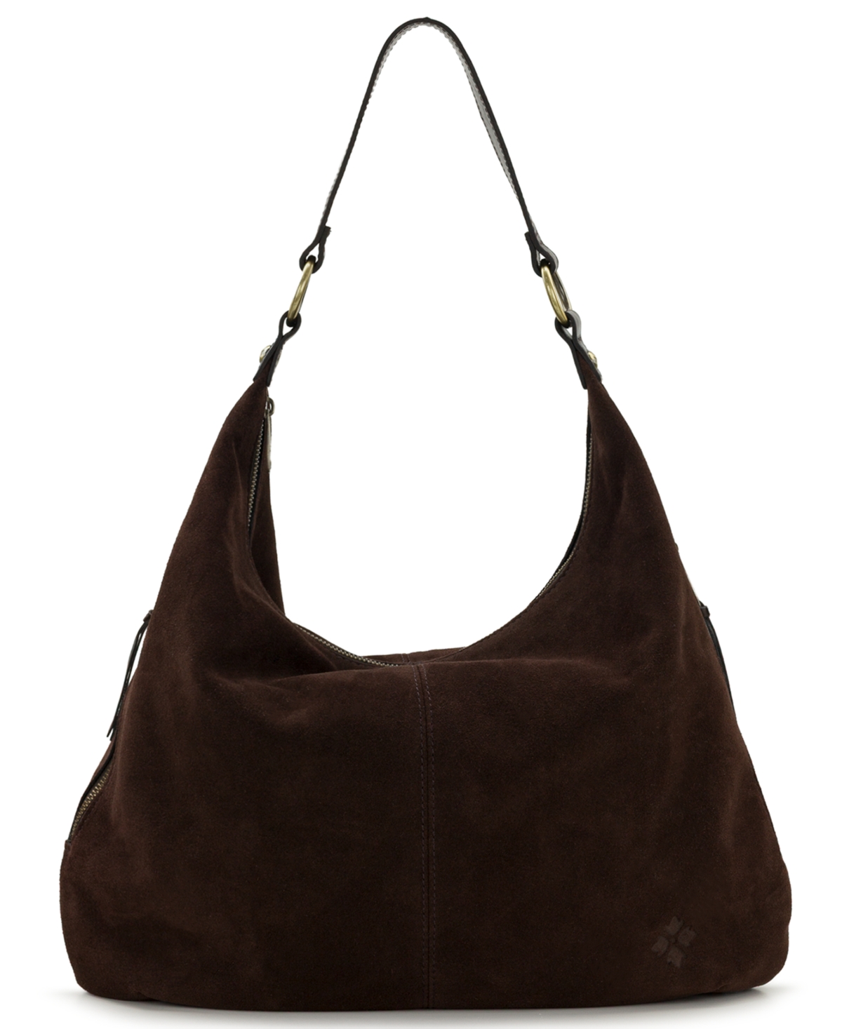 Click here for Patricia Nash Esther Suede Large Hobo Handbag - Ch... prices