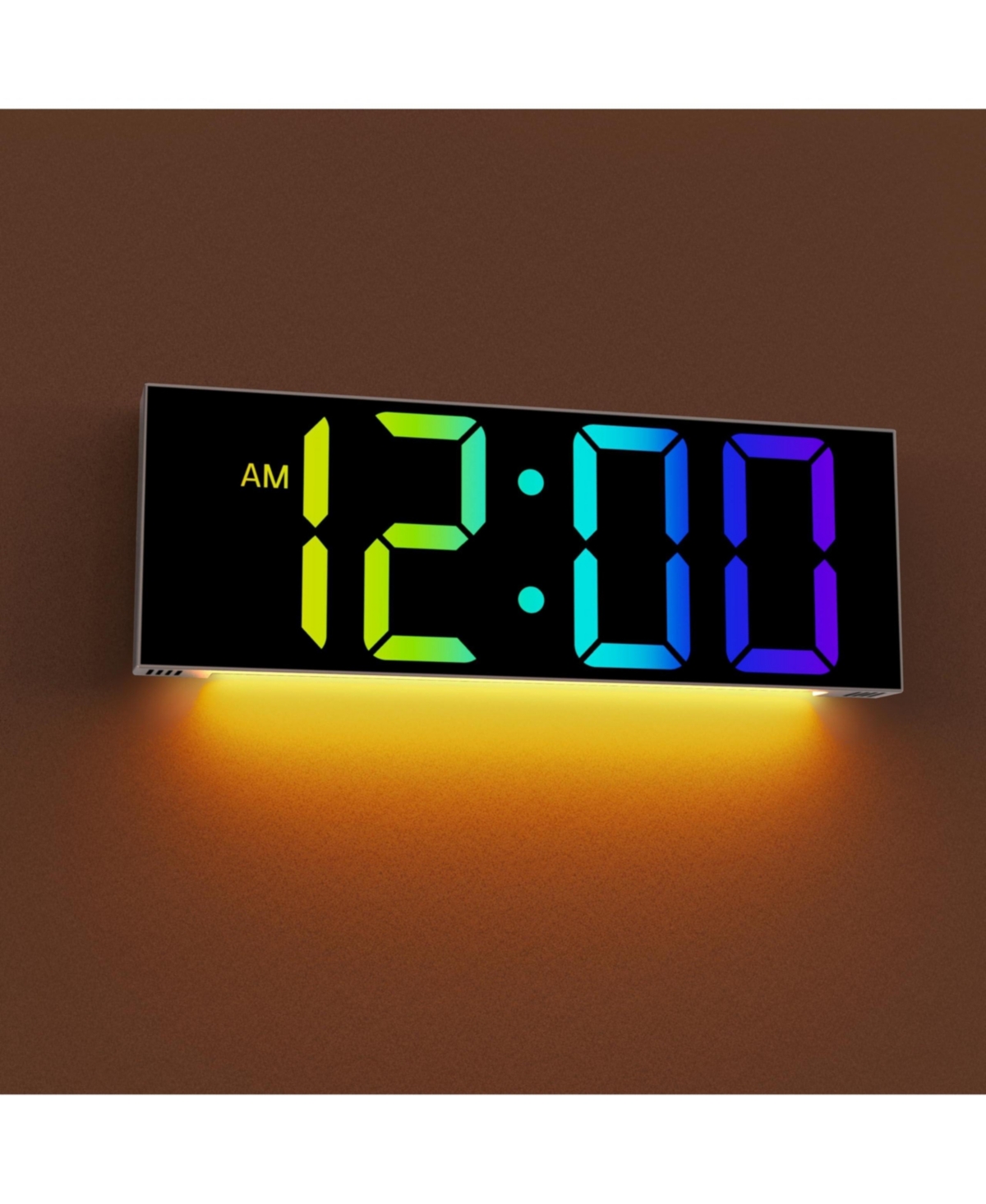 Click here for Jall 12 Inch Large Digital Wall Clock with Rgb Col... prices