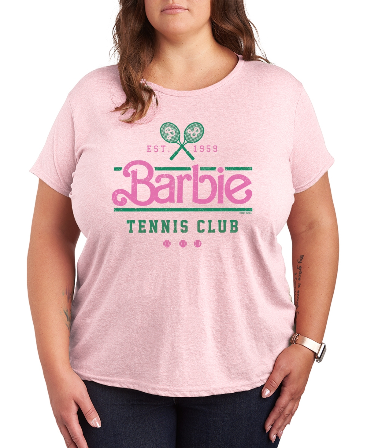 Click here for Hybrid Apparel Plus Size Barbie Tennis Graphic T-S... prices