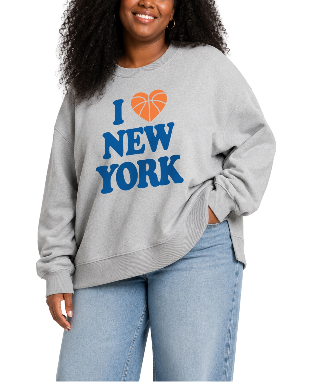 Click here for Hybrid Apparel Plus Size New York Basketball Sweat... prices