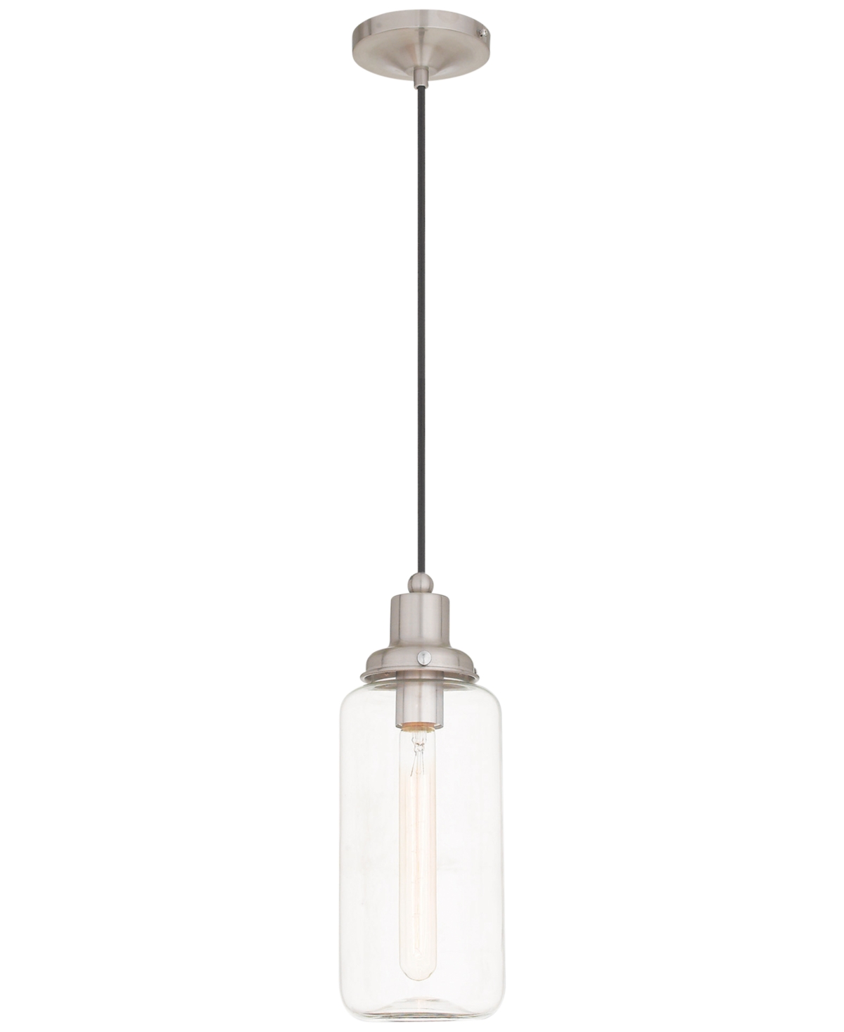 Click here for Livex Signature 1-Light 5 Mini Pendant - Silver prices