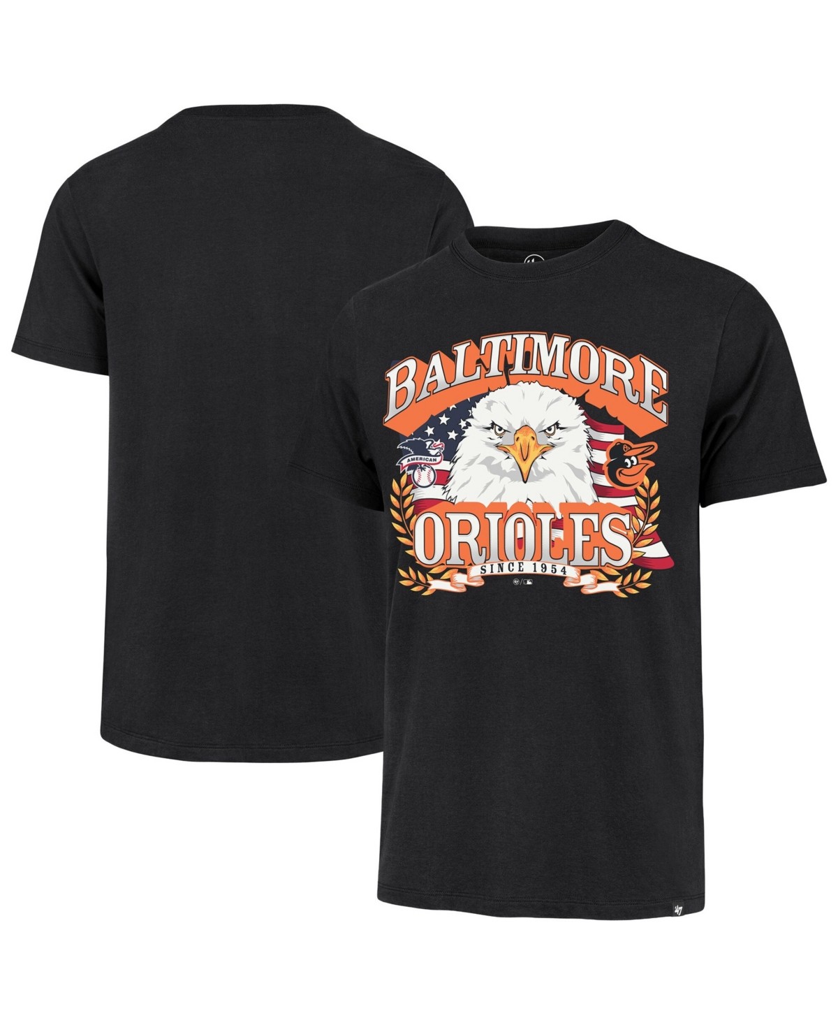 Click here for 47 Brand Mens Black Baltimore Orioles Americana Ea... prices