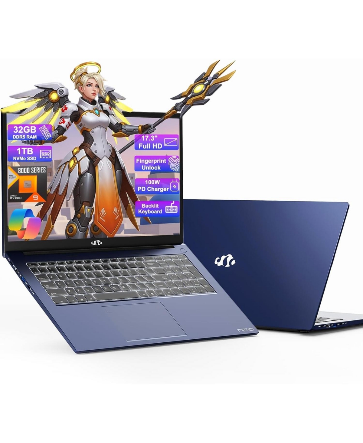 Click here for Nimo 17.3 Gaming Laptop Amd Ryzen 9 8945HS 32GB DD... prices