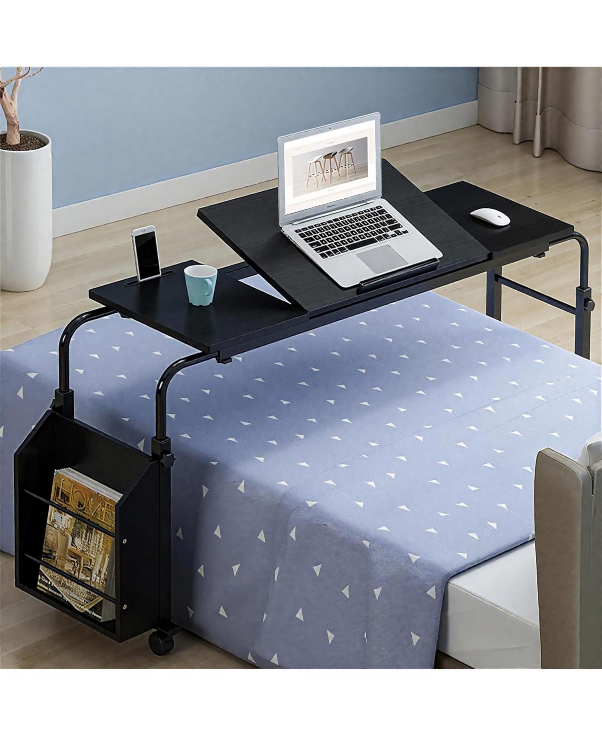 Click here for gaomon Overbed Table with Wheels  47.24 Adjustable... prices