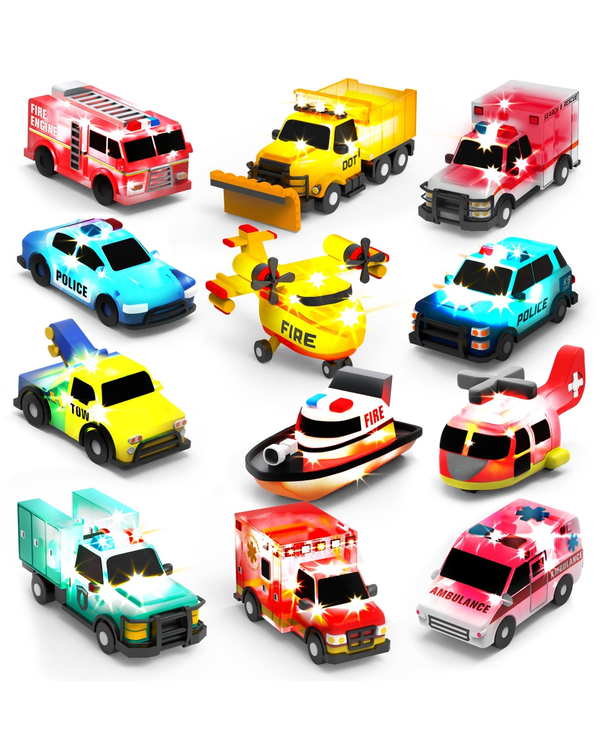 Click here for Gnuadz 12 Pack Light Up Bath Cars Water-Activated... prices