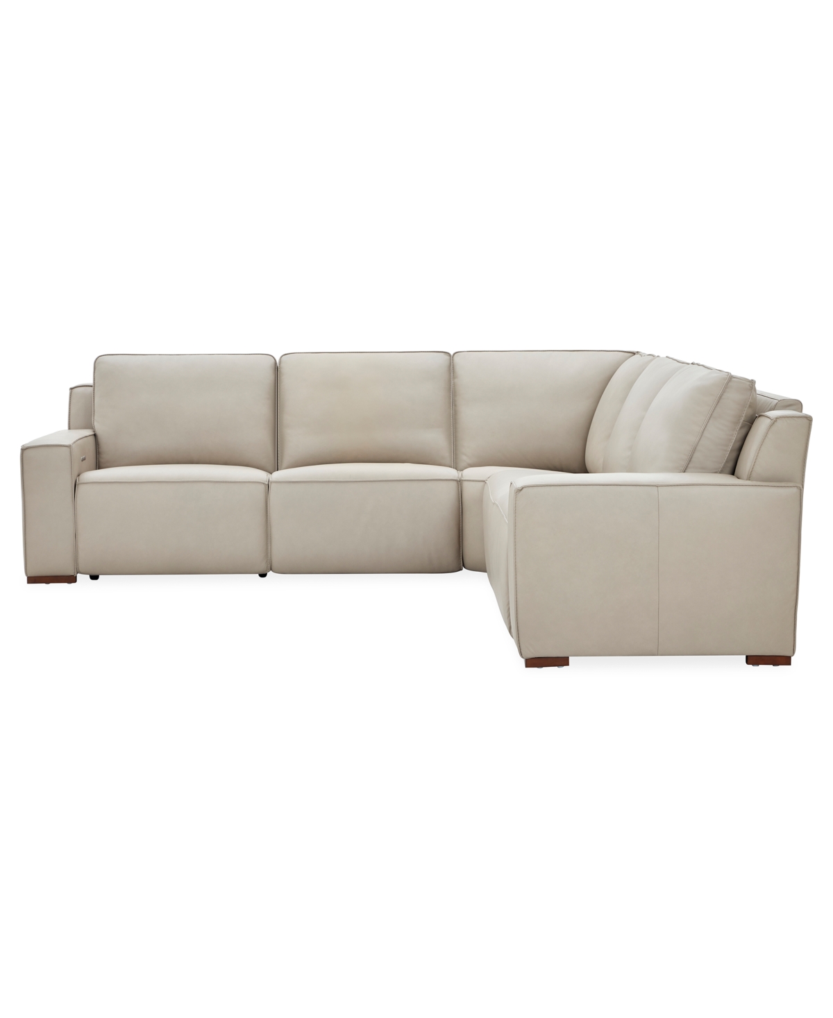 Click here for Aspen 3PM 5-Piece Leather Sectional Sofa Set (Laf... prices
