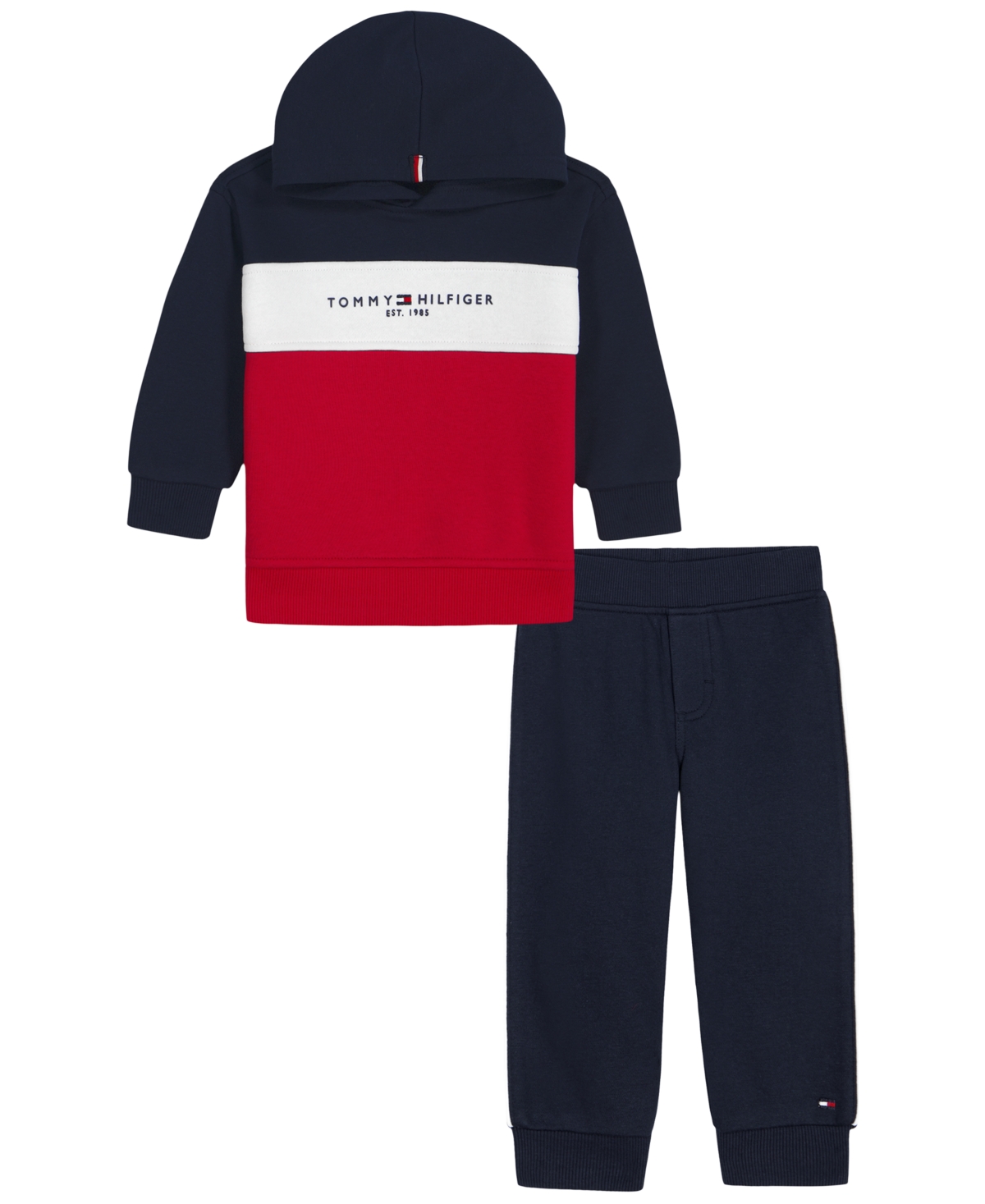 Click here for Tommy Hilfiger Baby Boys Color-blocked Logo Hoodie... prices
