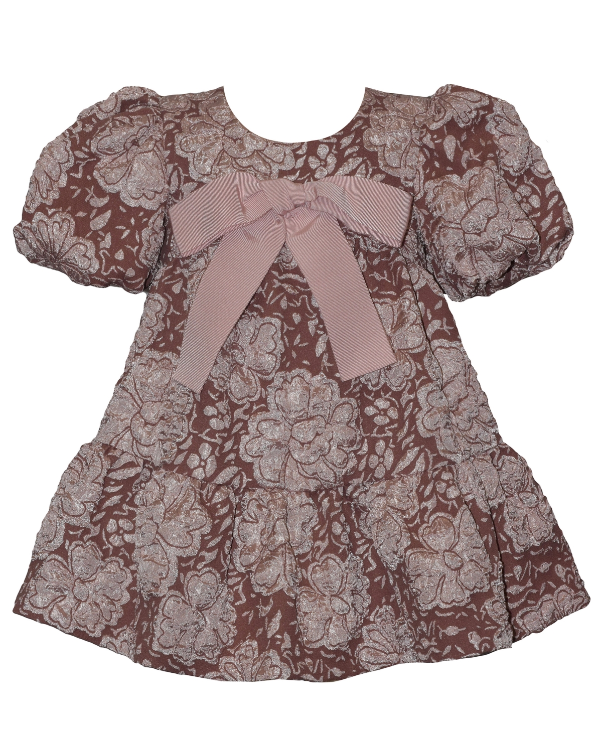 Click here for Bonnie Baby Baby Girls Short-Sleeve Jacquard with... prices