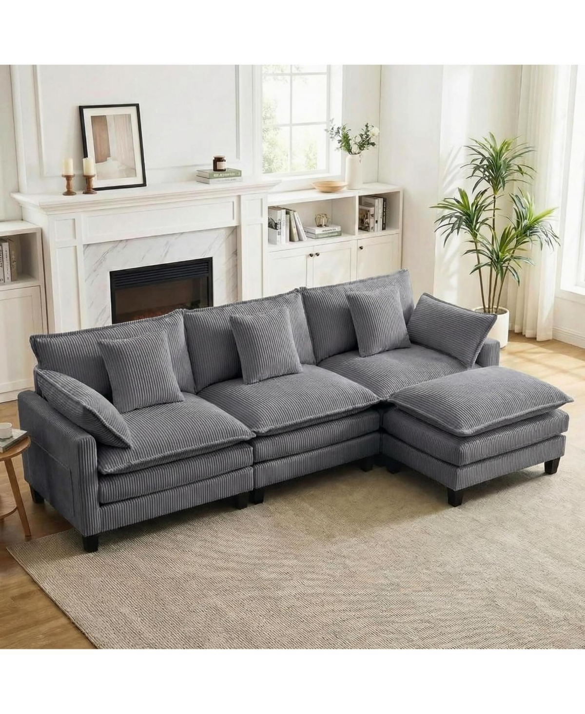 Click here for gaomon Modular Sectional Sofa with Ottoman  L Shap... prices