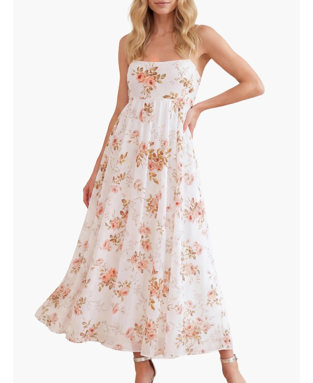 Click here for Needle & Thread Womens Summer s Rose Linen Cami An... prices