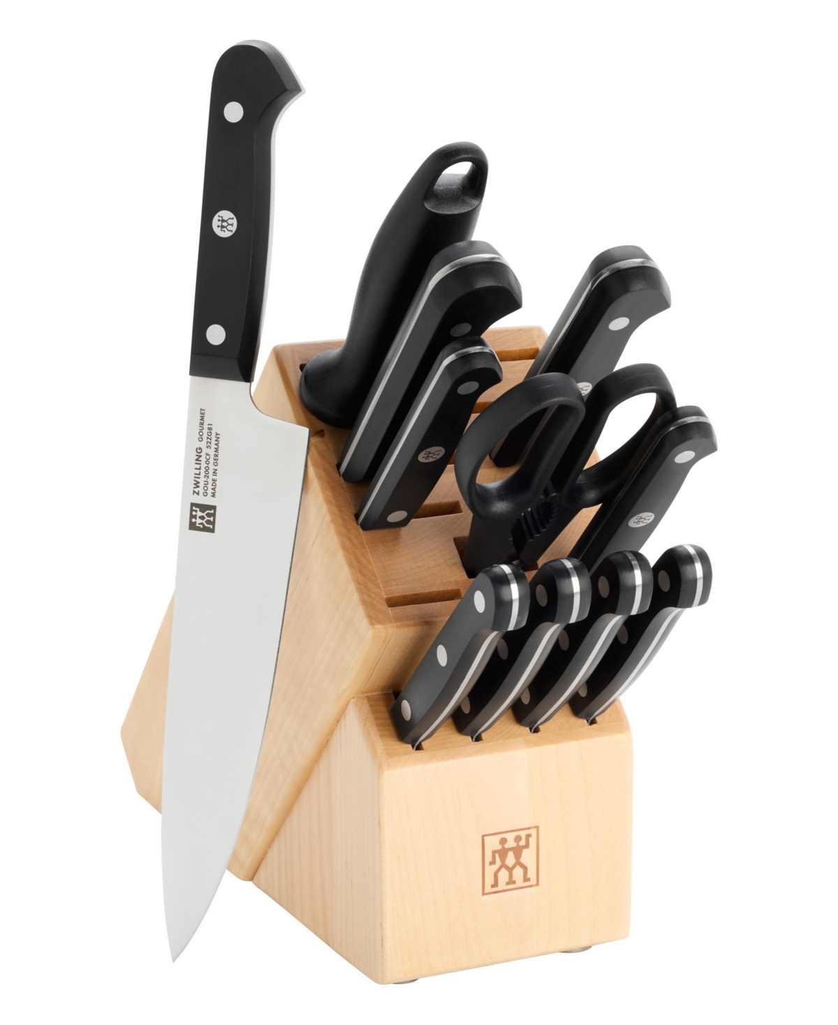 Click here for Zwilling Gourmet 12-Piece Knife Block Set - Silver... prices