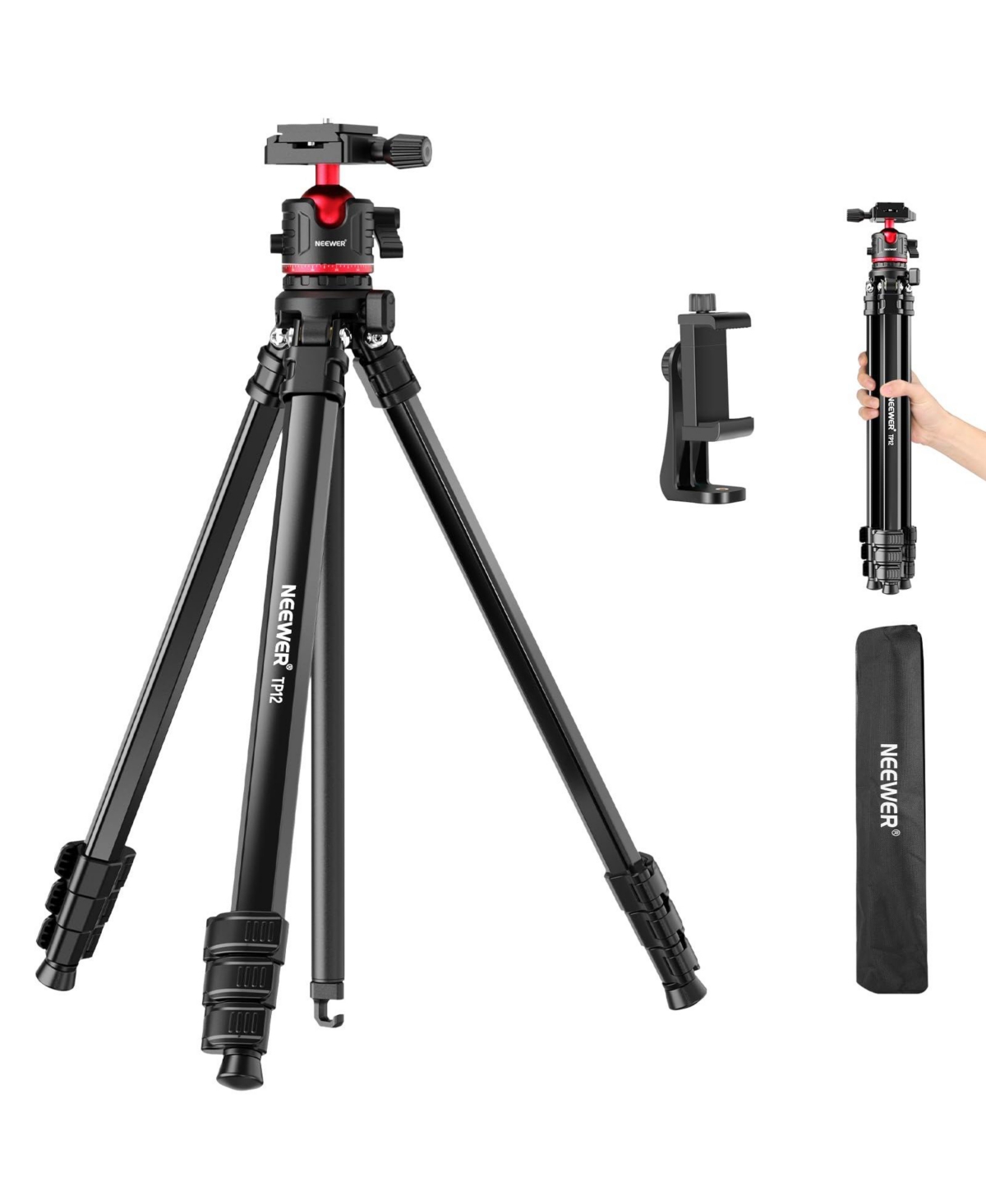 Click here for Neewer TP12 Adjustable Phone-Holder Tripod for sel... prices