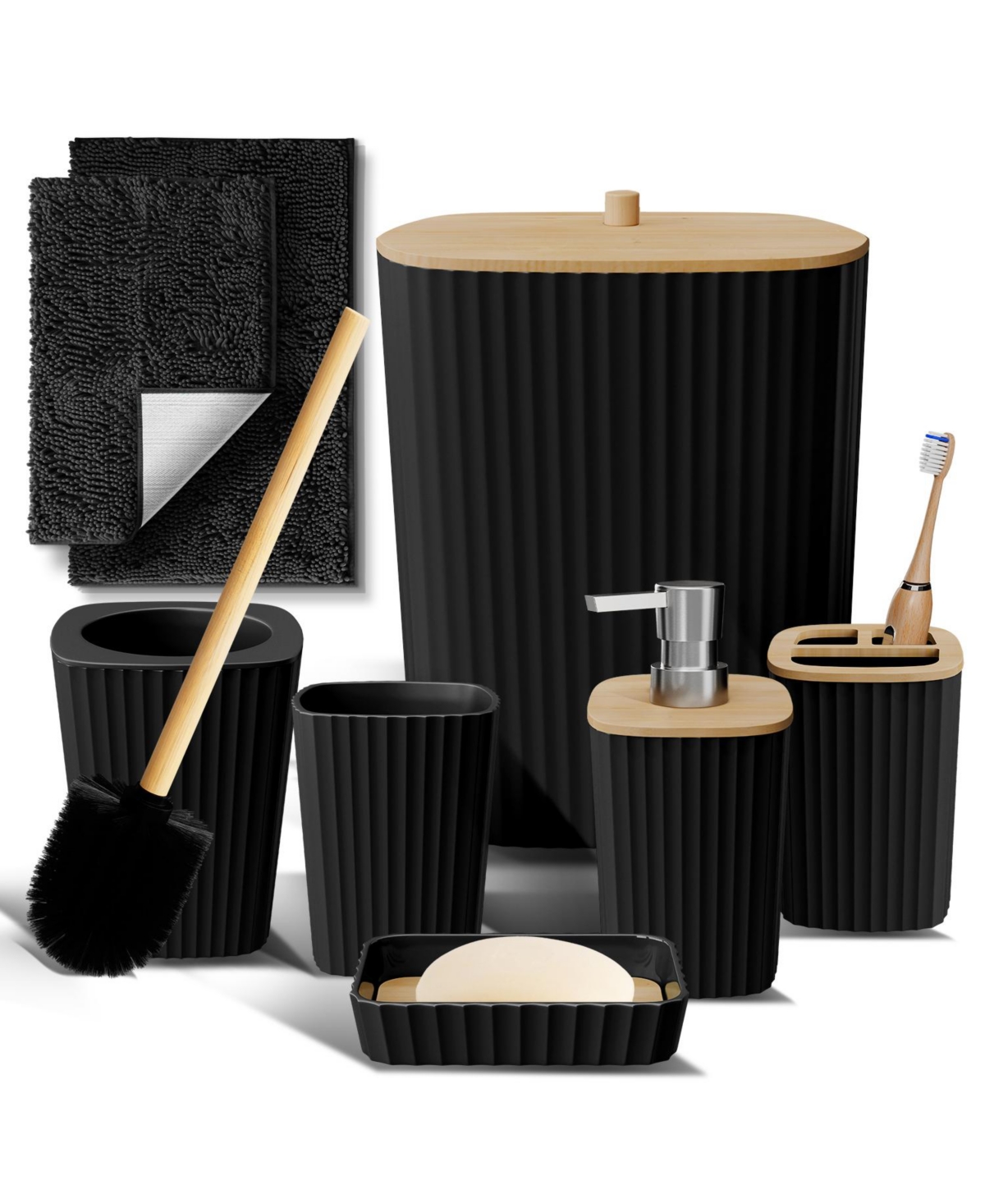 Click here for Clara Clark 8 Piece Complete Bathroom Decor and Ac... prices