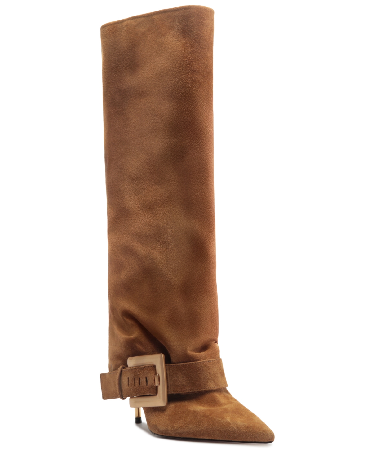 Click here for Arezzo Womens Kenny Mid Stiletto Buckle Dress Boot... prices