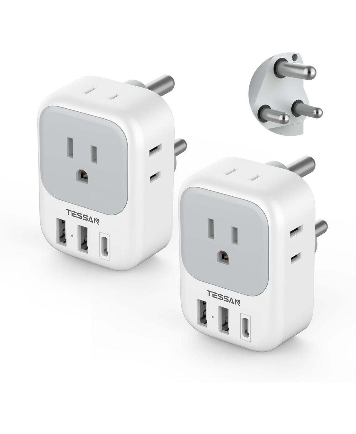 Click here for Tessan South Africa Plug Adapter 2 Pack  Type M Po... prices