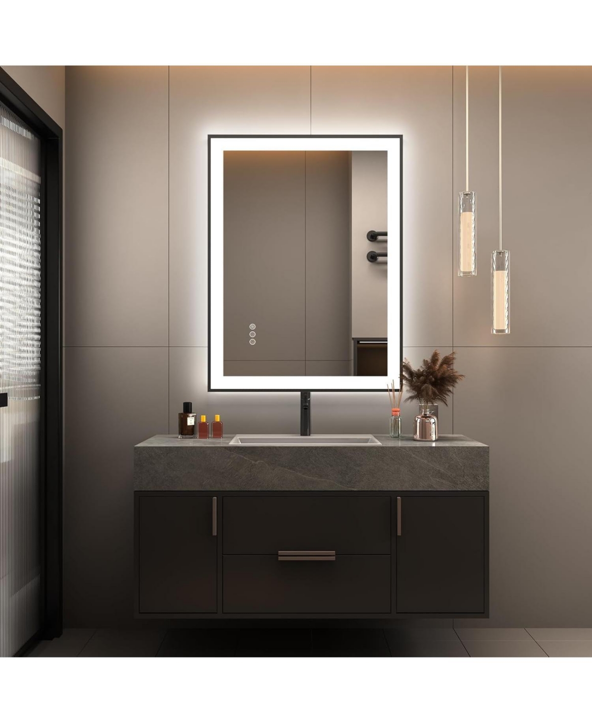 Click here for Midola Led Bathroom Mirror 28 x 20 Inches with Fro... prices