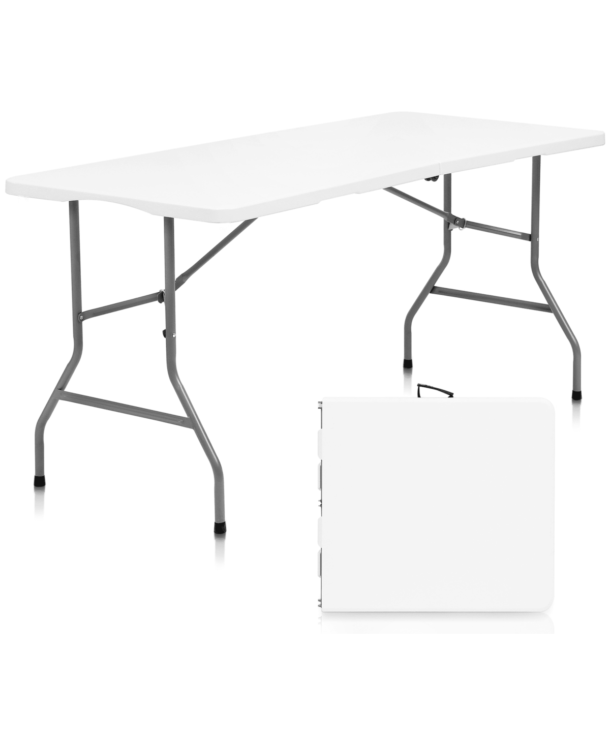 Click here for Gouun 5 feet Plastic Folding Table with Carry Hand... prices